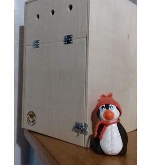 Caixa Ninho Ring neck Ringneck madeira compensado virola | Shopee Brasil