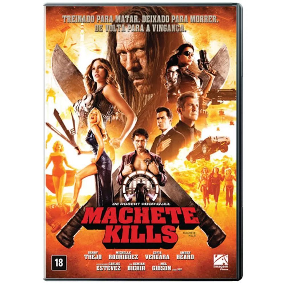 DVD MACHETE KILLS - DANNY TREJO - NOVO ORIGINAL LACRADO PRONTA ENTREGA ...