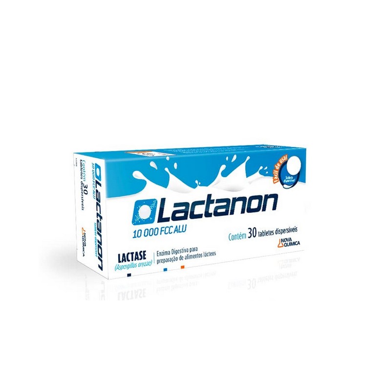 Lactanon Lactase 30 Comprimidos Mastigáveis | Shopee Brasil