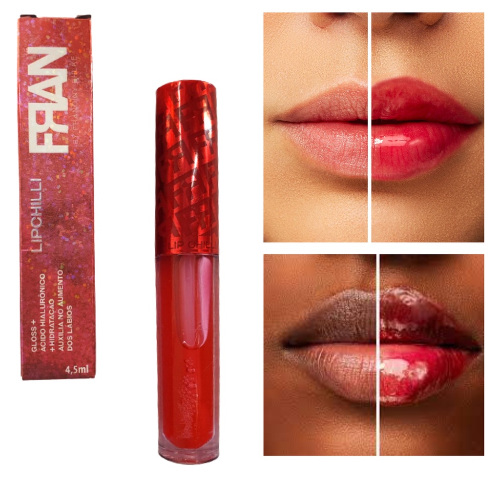 Gloss Labial Volume Lipchilli 4,5ml Fran By Franciny Ehlke | Shopee Brasil