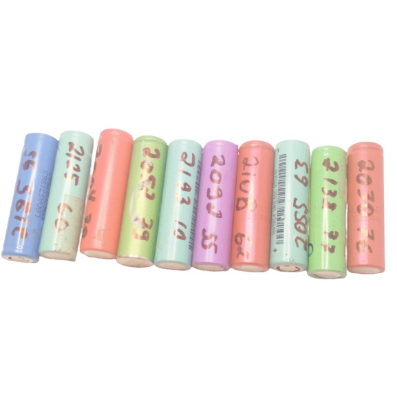 KIT 10 BATERIA PILHA RECARREGAVEL 18650 2000 A 2190 mAH | Shopee Brasil