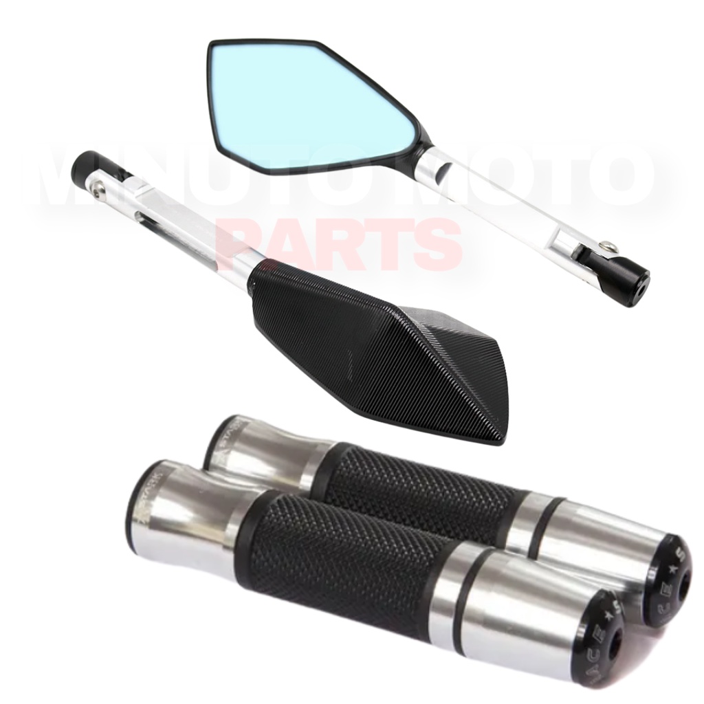 Retrovisor Esportivo + Manoplas Nmax 160 PCX 150 Lead 110 Elite 125 ...