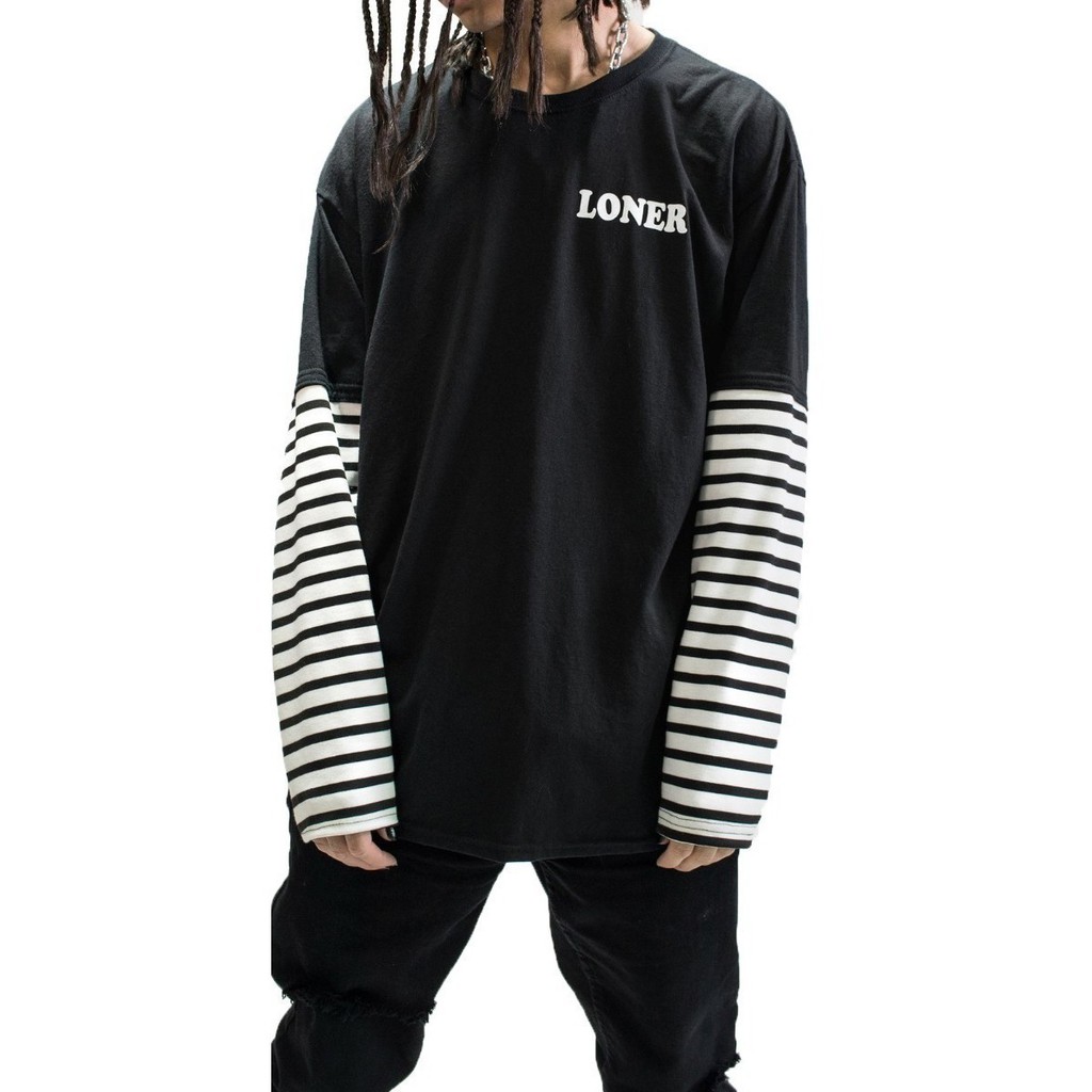 Camiseta Manga Longa Loner Lil Peep Emo Sad Retro Hype Trap Swag ...