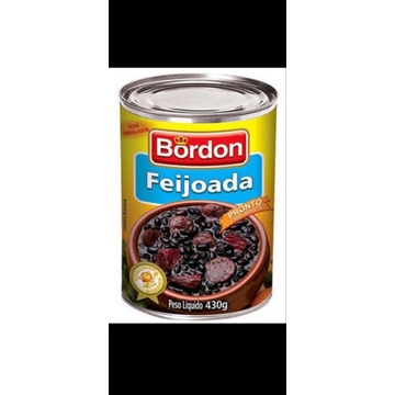 Feijoada Bordon lata de 430g | Shopee Brasil