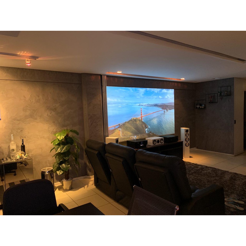 TELA PROJEÇÃO 130 POLEGADAS Dry 3 METROS Dry Fit | Shopee Brasil