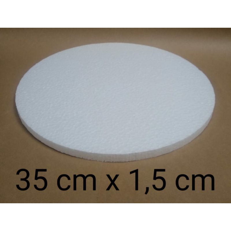 Circulo de isopor c/ 35 cm x 1,5 cm pacote c 5 | Shopee Brasil