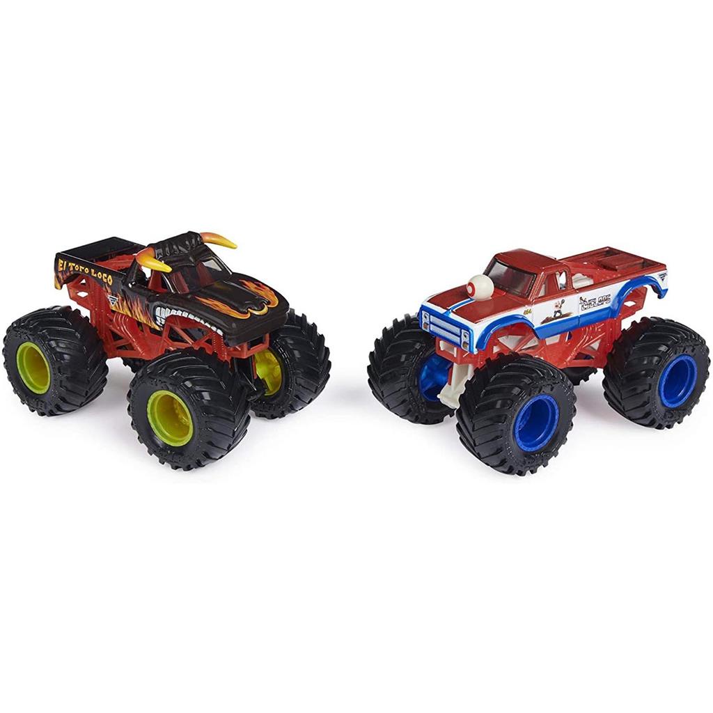 Carro Monster Jam Metal - Pack C/2 - Escala 1:64 - Sunny | Shopee Brasil