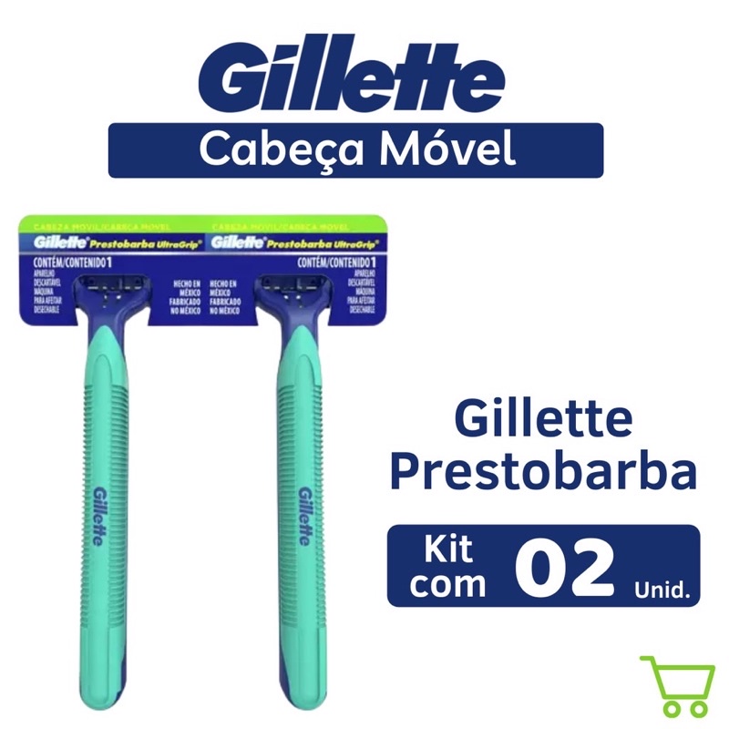 Gillette ultra 2 Móvel 02 unidades | Shopee Brasil