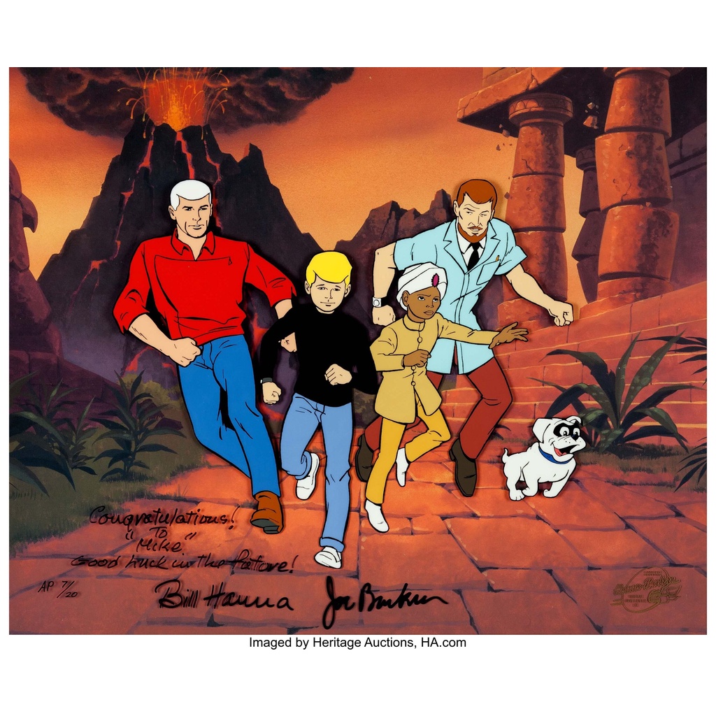 Quadro Jonny Quest Cartoon hanna Anime Desenho Anos 80 geek | Shopee Brasil