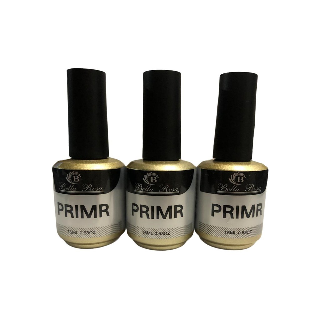 Kit 3 Primer 15ml Bella Rosa Unha Gel Acrigel | Shopee Brasil