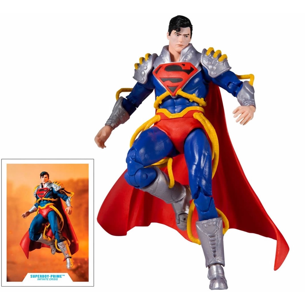 Boneco Superboy Prime Mcfarlane Toys Dc Multiverse Infinite | Shopee Brasil