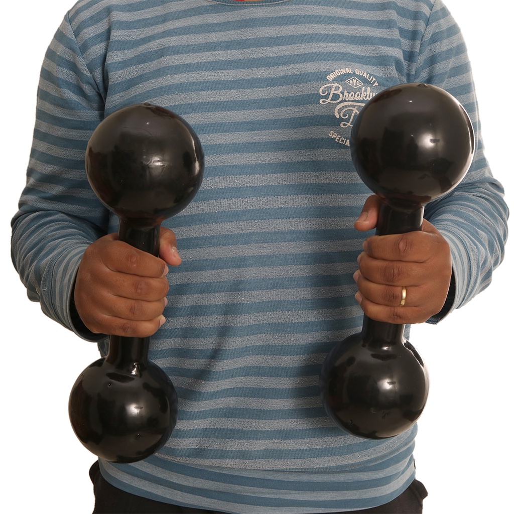 Halter Pesinho Bola Emborrachado De Musculação Para Academia ...