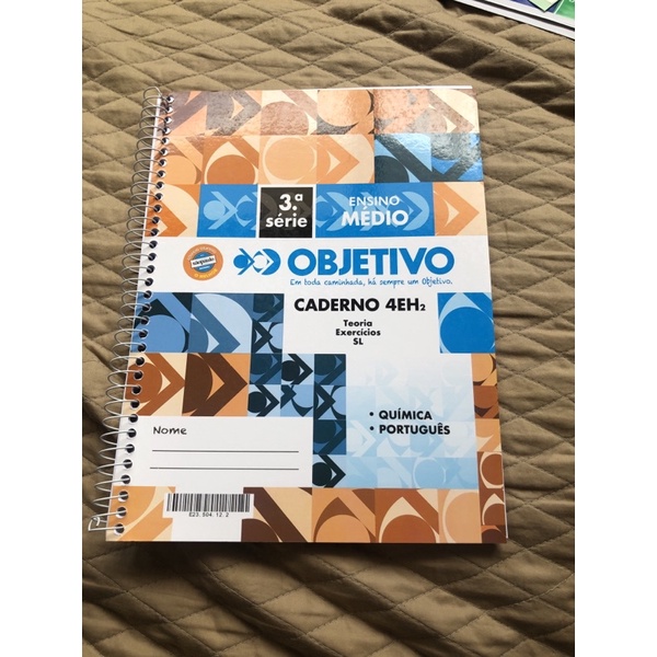 apostila/caderno/livro de teoria com exercícios objetivo quarto ...