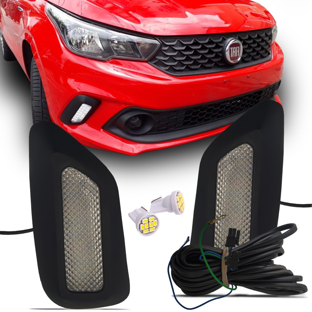 Kit Luz Diurna Drl Fiat Argo 2017 2018 2019 2020 2021 2022 | Shopee Brasil
