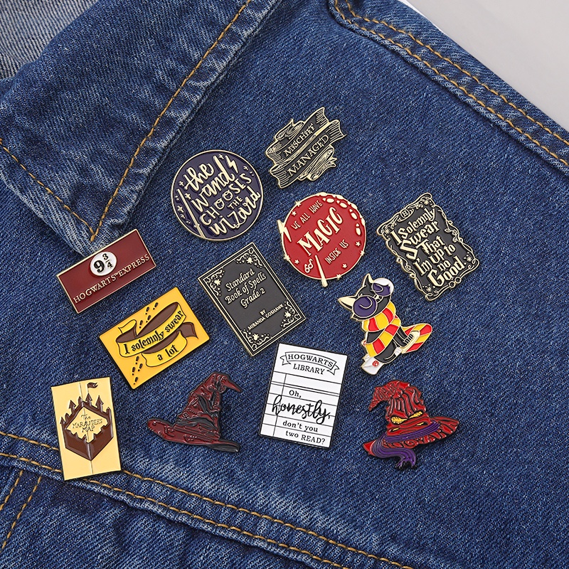 Filme Harry Potter Broche Periférico Livro Mágico Criativo Chapéu ...