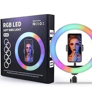 Ring Light RGB Live USB Com Luz Branca 8 Polegadas MJ20/ 10 Polegadas MJ26 / 13 Polegadas MJ33 ...