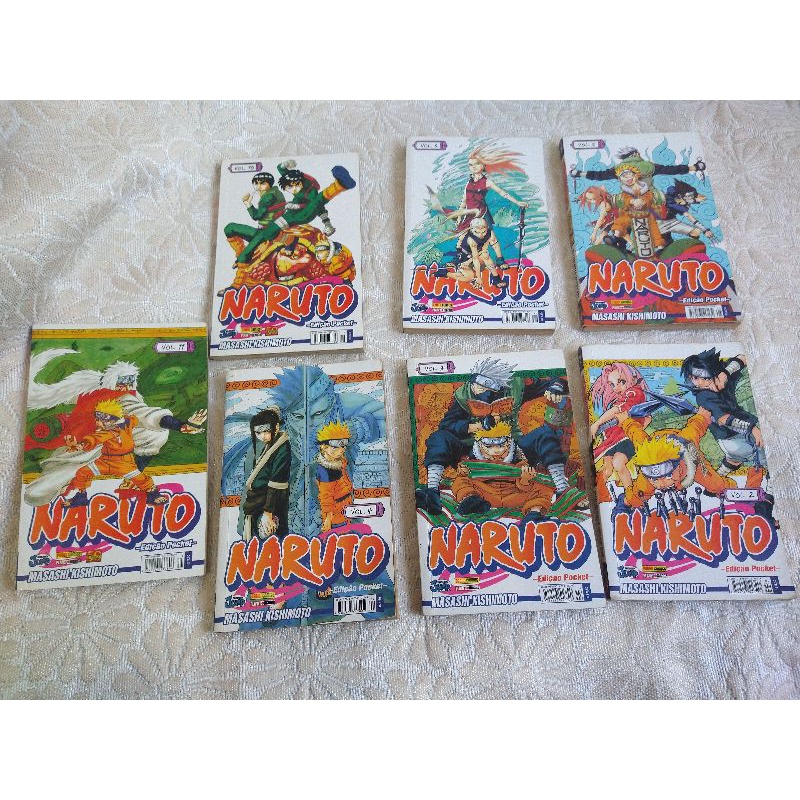 Mangás Naruto Clássico Edição Pocket Vol 4, 6, 10, 11 | Shopee Brasil