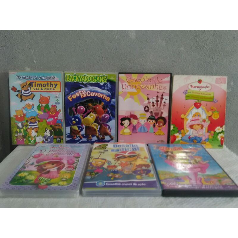 7 DVDS desenhos animados - polly world | Shopee Brasil