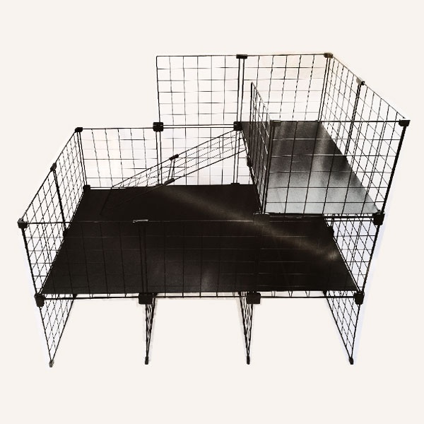 cercado para porquinho com pé alto 120x60 completo + lateral | Shopee ...