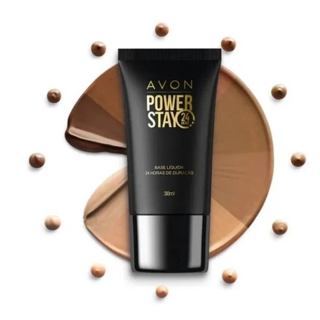 Base Power stay 24 horas Avon cor café | Shopee Brasil