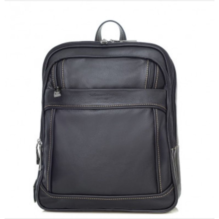 Mochila de couro Anandra modelo Ricardo | Shopee Brasil