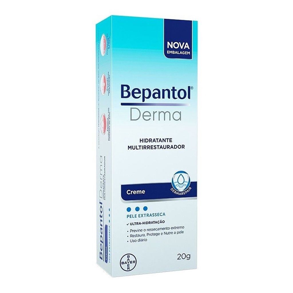 Bepantol Derma Hidratante Multirrestaurador 20g Creme Pele Extra Seca ...