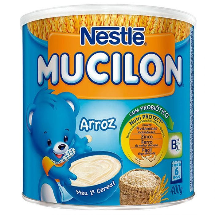 Mingau Nestlé Mucilon Arroz 400g | Shopee Brasil