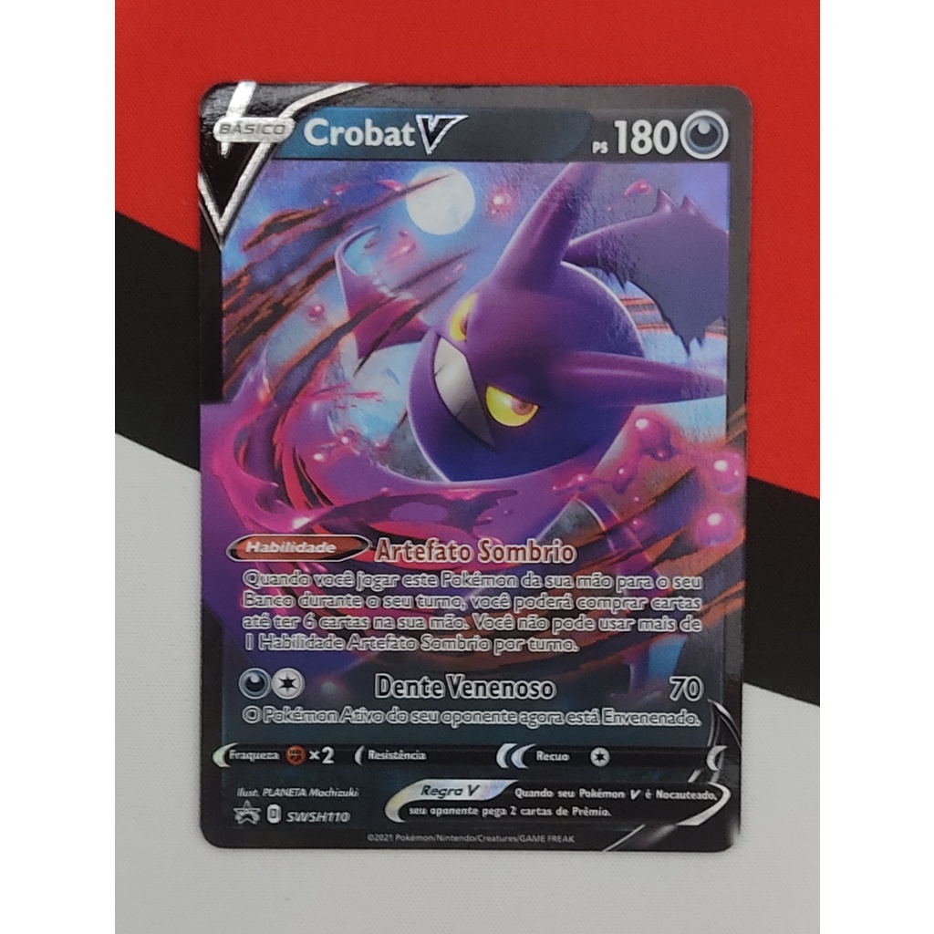 Crobat V (SWSH110) - Carta Avulsa - Pokémon TCG | Shopee Brasil