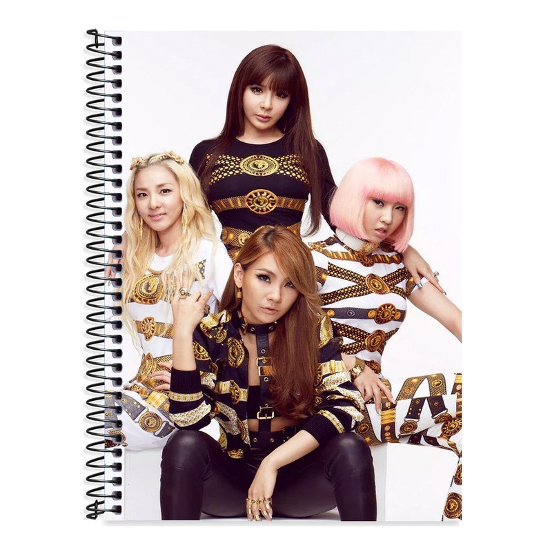 Caderno 2NE1 10 Matérias 200 Folhas Capa Dura | Shopee Brasil