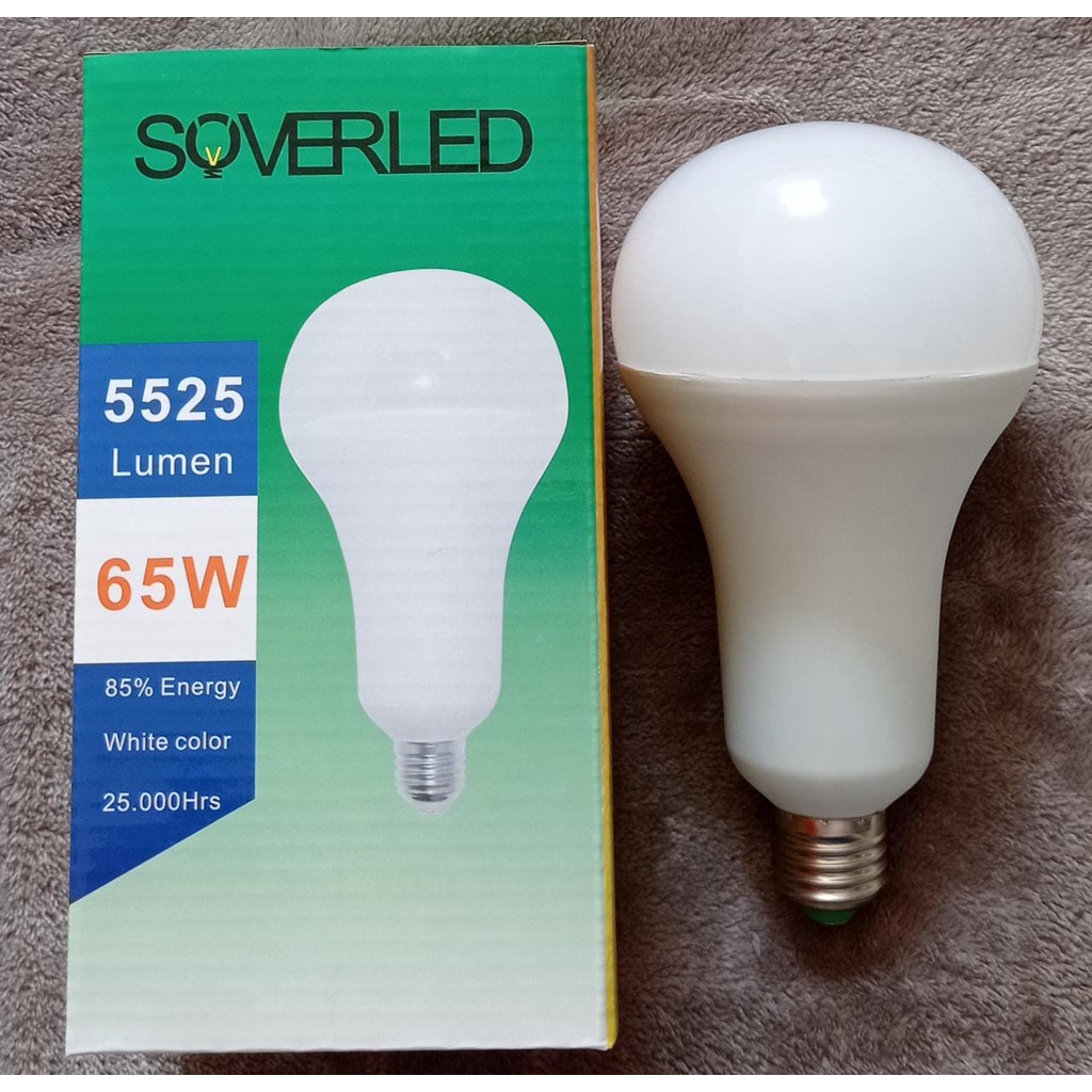 Lampada Bulbo led 65w. | Shopee Brasil