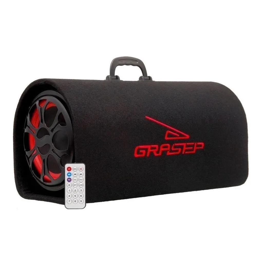 Caixa De Som 100w Rms Sub 8 AmplifIcada Mdf Bluetooth Usb Sd Fm ...