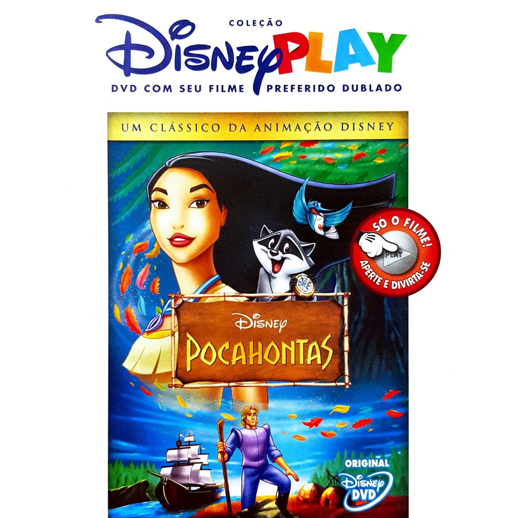 DVD Pocahontas - Disney Play - Original | Shopee Brasil