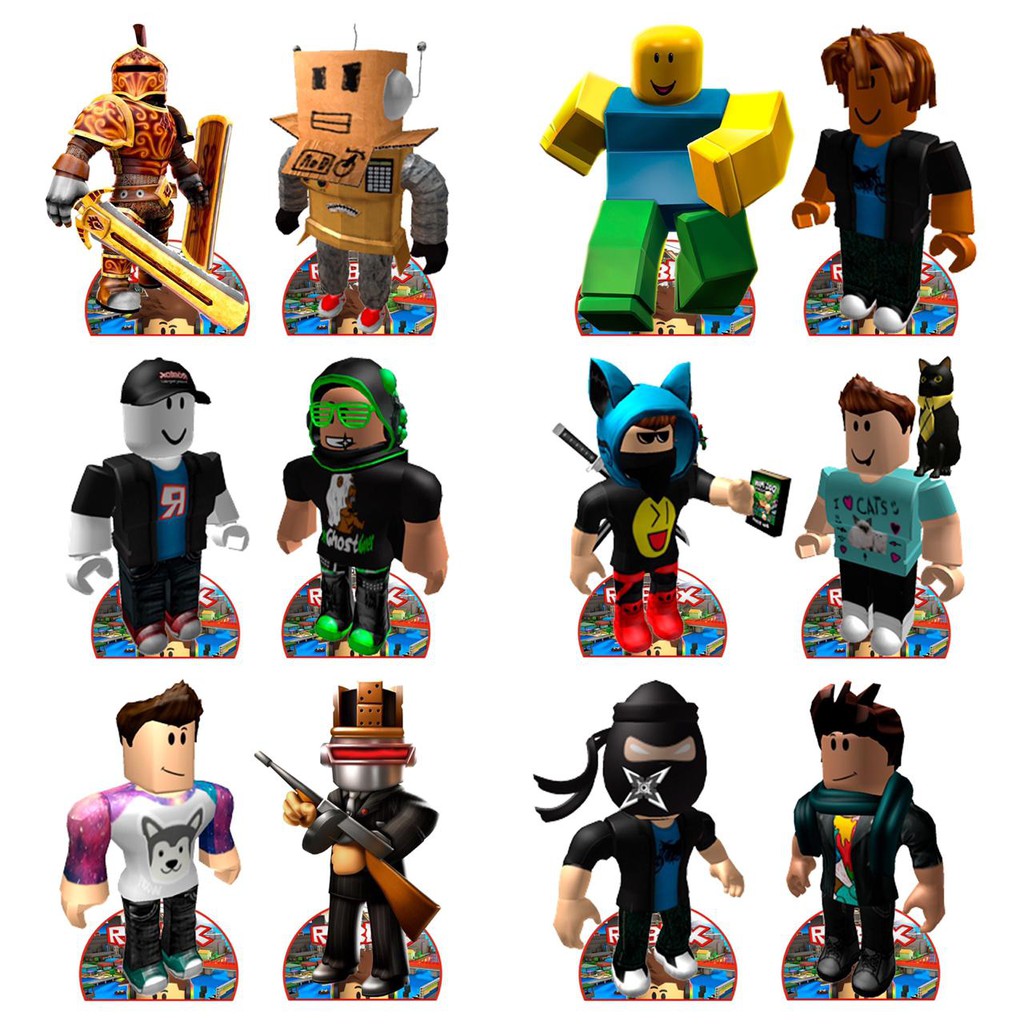 Roblox - 12 Displays de Festa de 20cm | Shopee Brasil