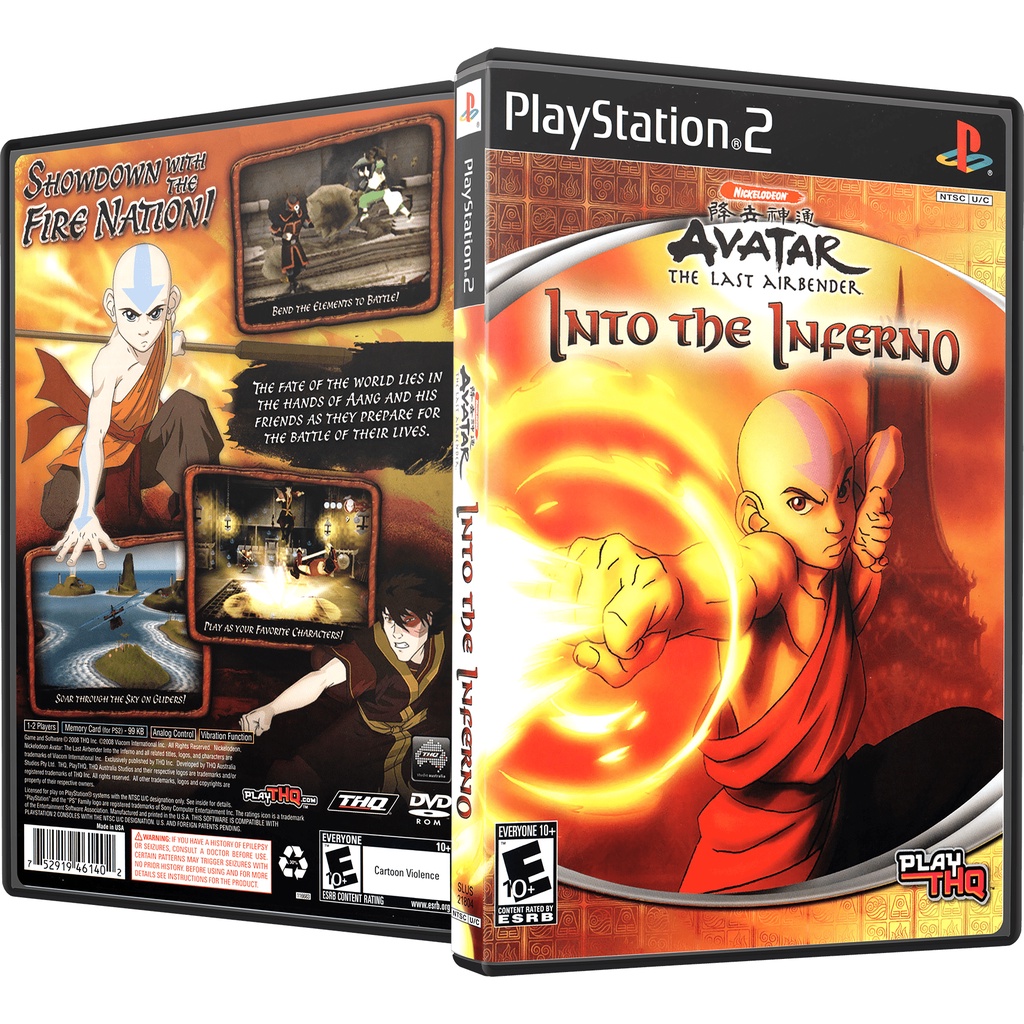 Avatar - The Last Airbender - Into the Inferno (USA) para ps2 | Shopee ...