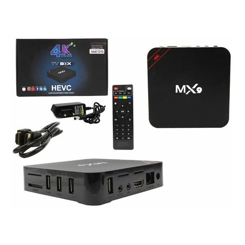 TV Box MX9 MXQ Android - Transforme Sua Tv Em Smart Pronta Entrega ...