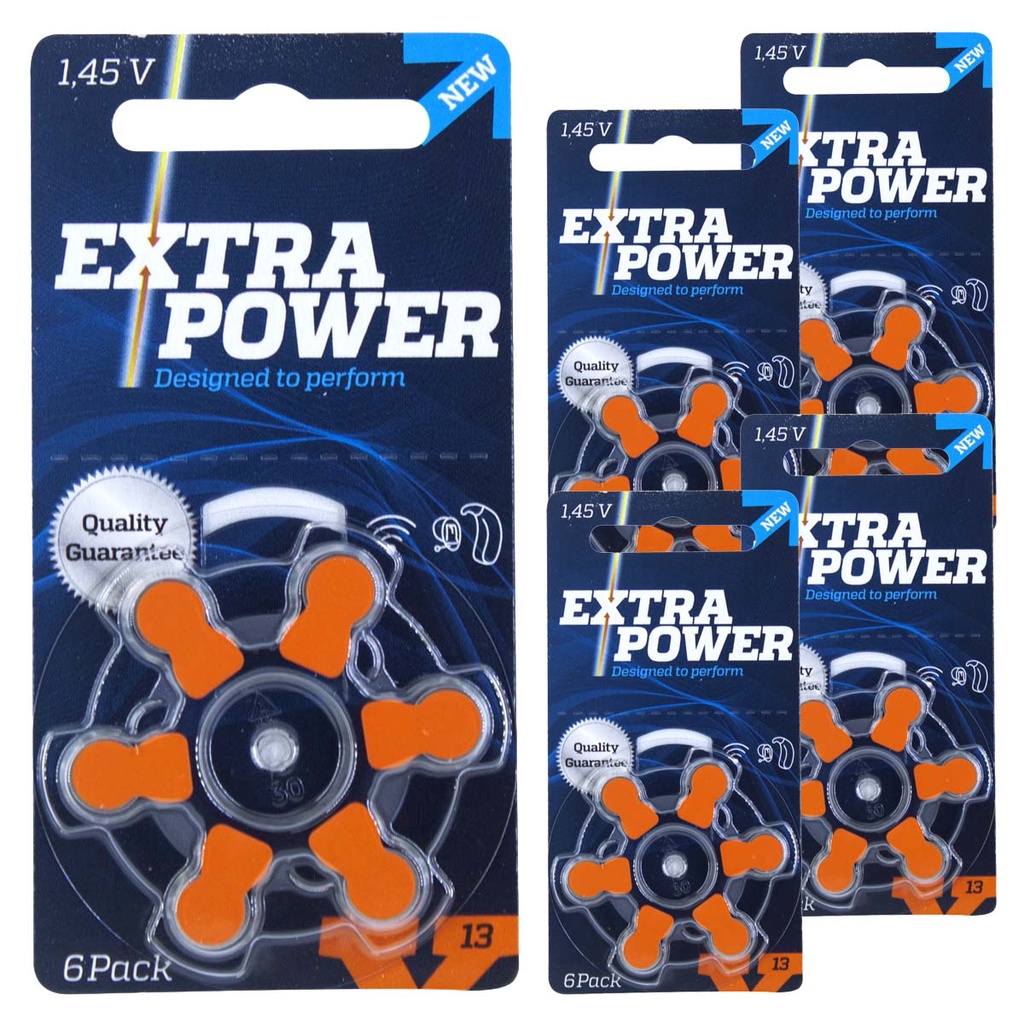 Pilha Auditiva 13 Extra Power Bateria Pr48 kit 30 unidades | Shopee Brasil