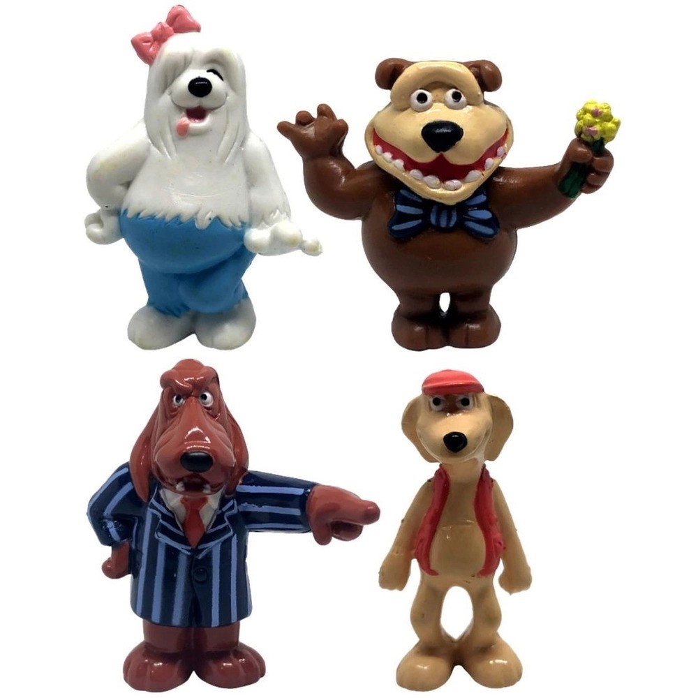 Raridade - Coleção 04 Mini Bonecos Miniaturas Colecionáveis Personagens ...