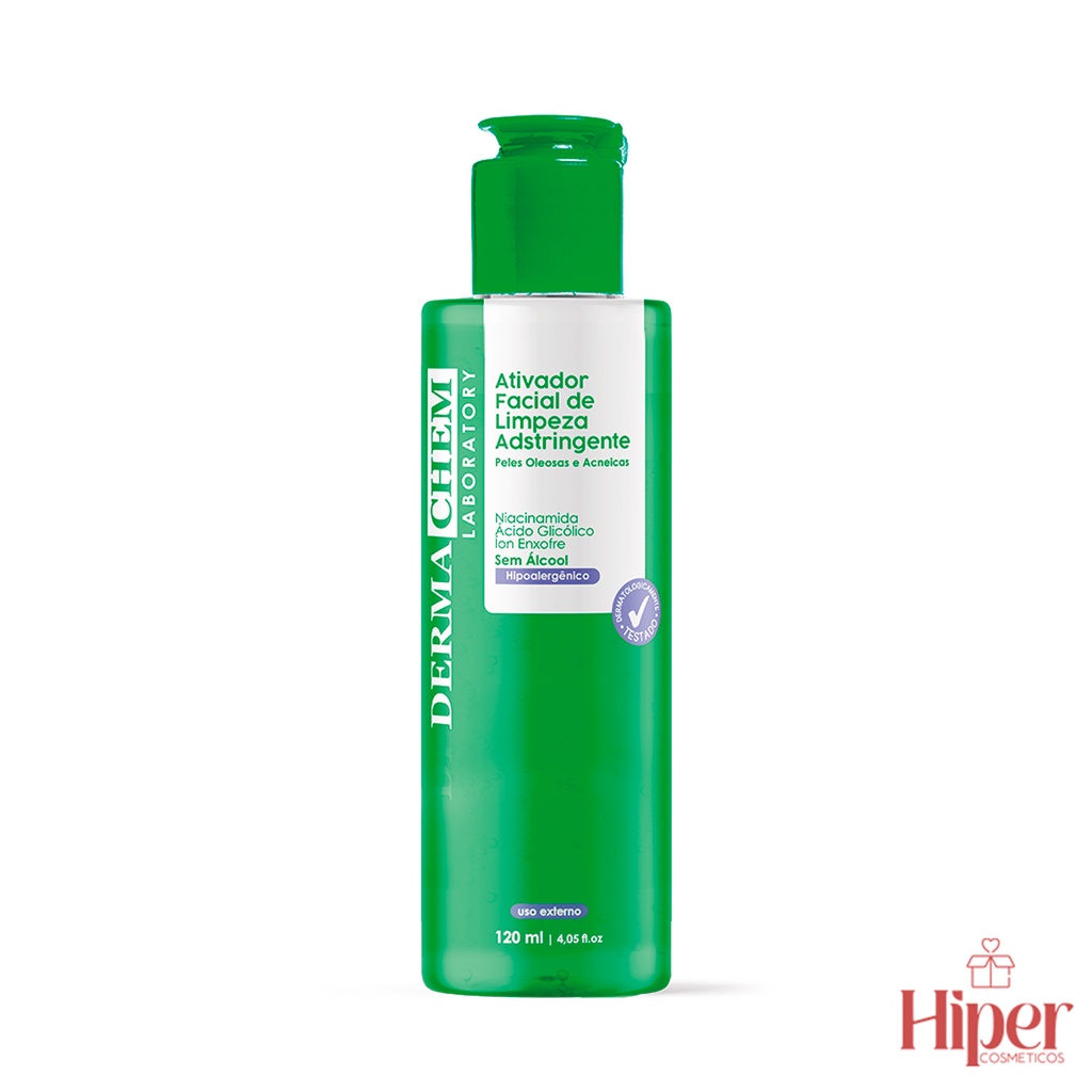 Dermachem Ativador Facial de Limpeza Adstringente - 120ml | Shopee Brasil
