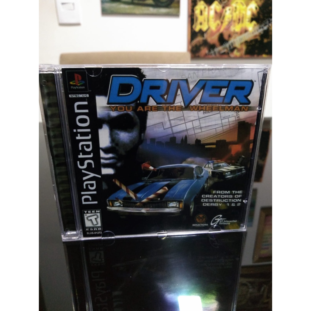 DRIVER 1 com manual (Patch) - PS1 - MIDIA PRETA | Shopee Brasil