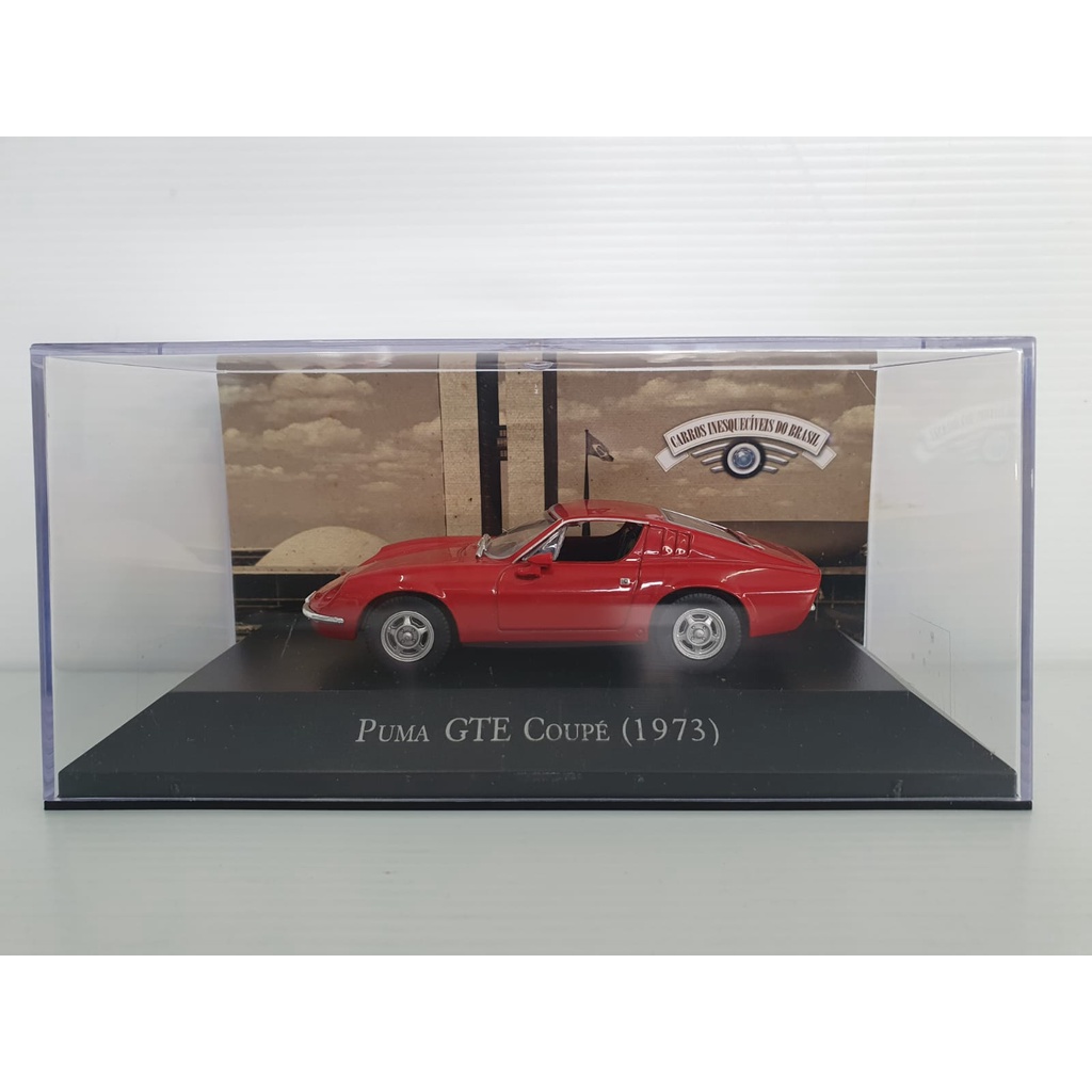 Miniatura Puma GTE Coupê (1973) Coleção Carros Inesquecíveis do Brasil ...