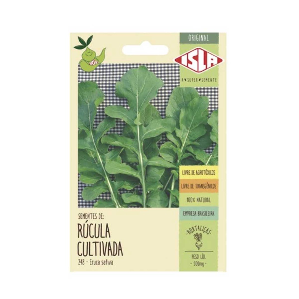Sementes Rúcula Cultivada 500mg Original ISLA | Shopee Brasil