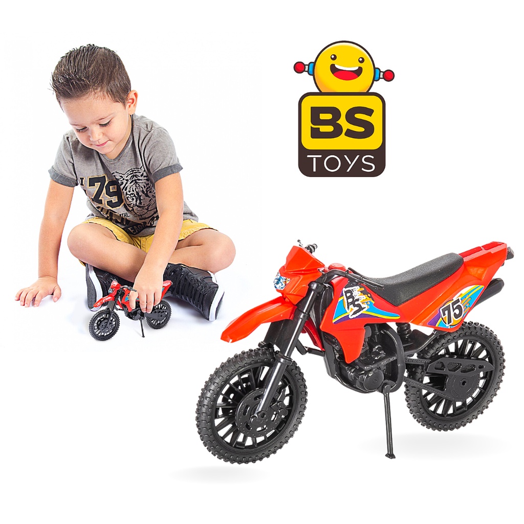 Brinquedo Moto Trilha Quadriciclo de Plastico Brinquedo Original - Bs Toys | Shopee Brasil