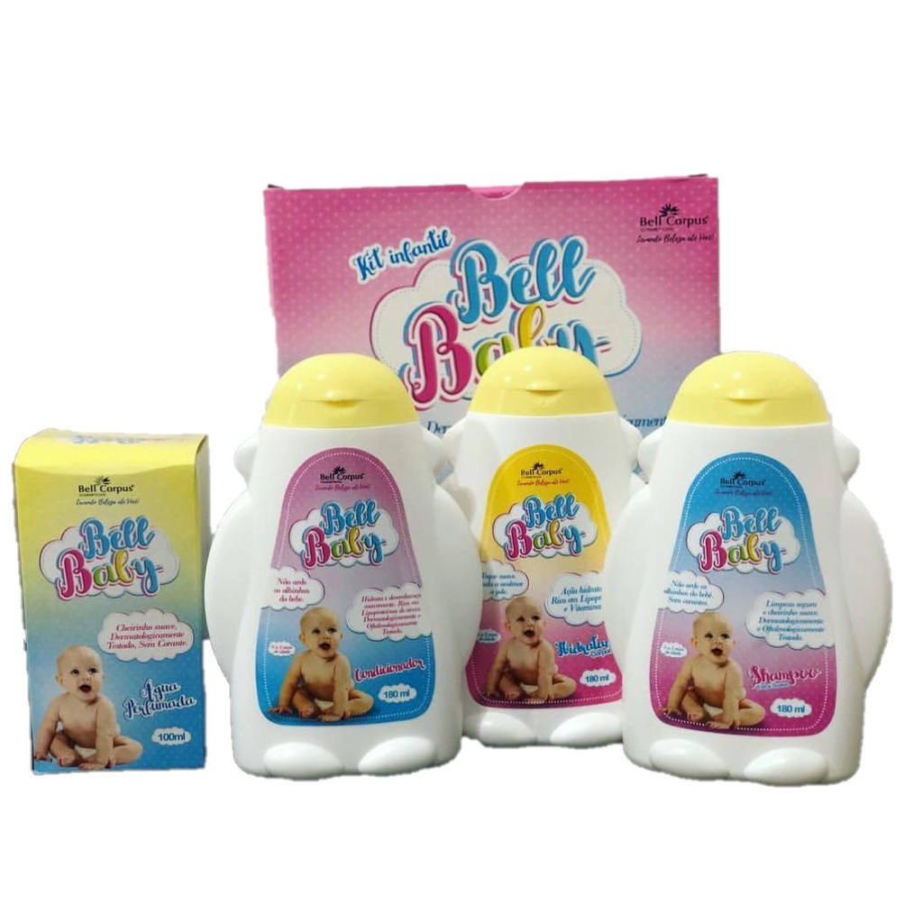 Kit Infantil Bell Baby Bell Corpus 4 Itens (0 a 3 Anos) | Shopee Brasil