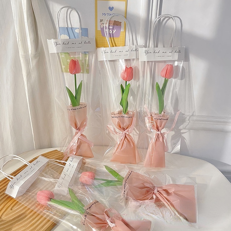 Bouquets De Tulipa Estilo Coreano Como Lembranças Dia Das Mães Dos ...