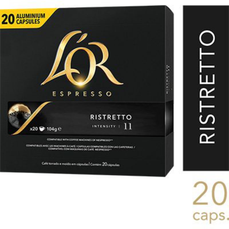 Café Lór Ristretto Cápsula Compatível Nespresso - 20 Cápsulas | Shopee ...