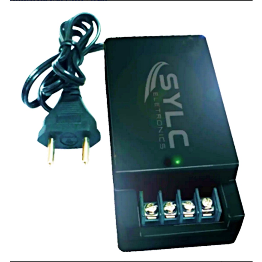 Fonte Estabilizada 12v 5a Sylc Câmeras De Segurança Cftv | Shopee Brasil