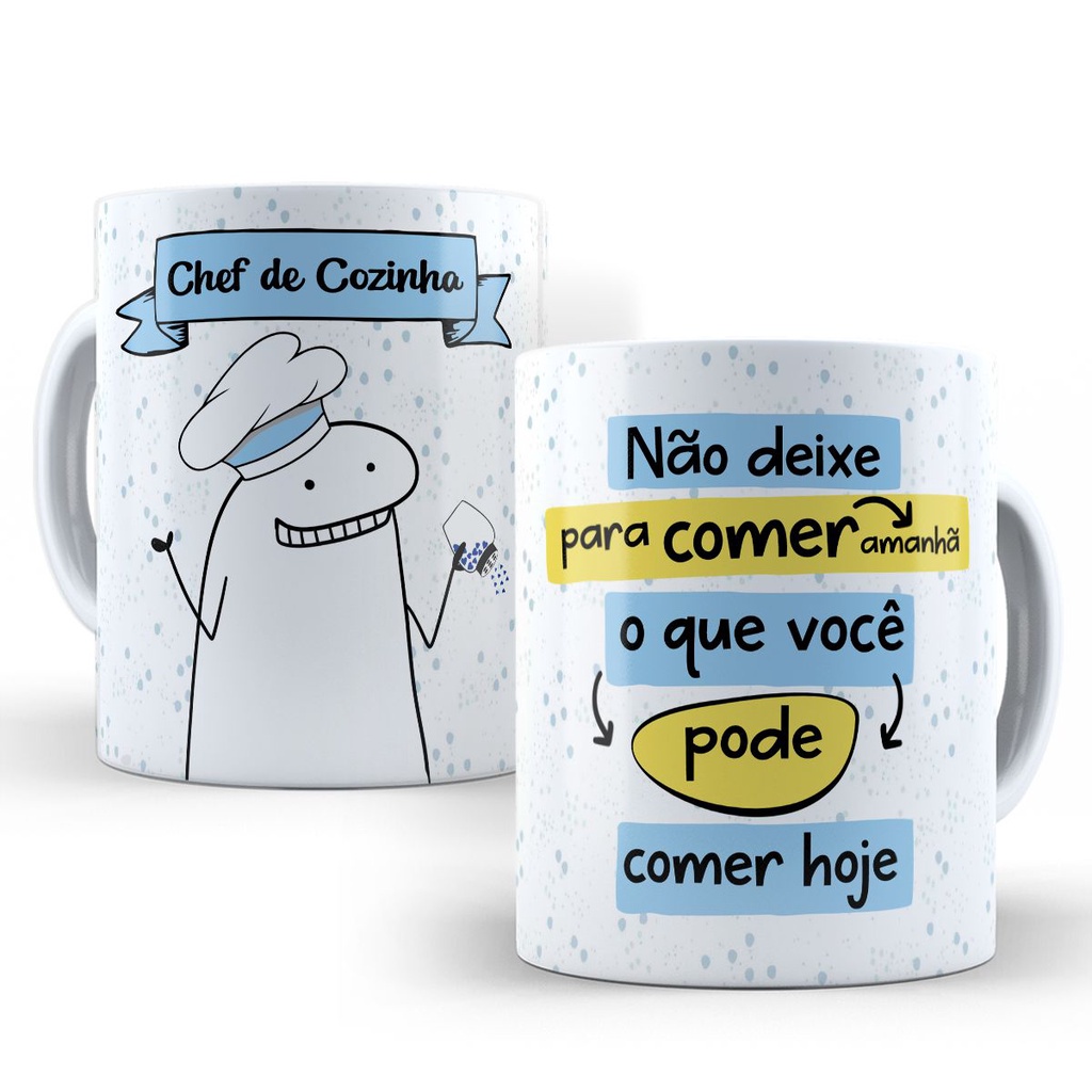 Caneca Personalizada Flork Profissão Chefe de Cozinha com Nome Bolo ...