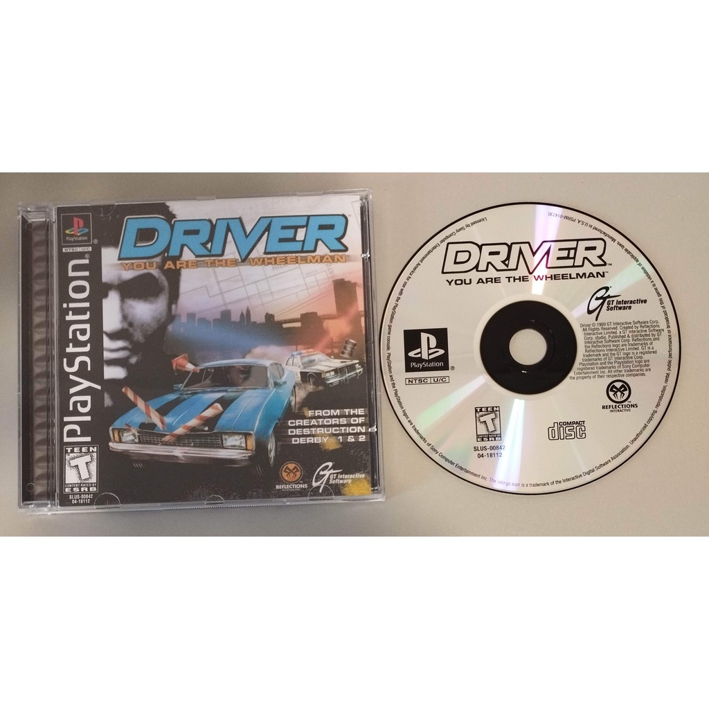 PS1 - DRIVER 1 (MÍDIA PRETA) | Shopee Brasil