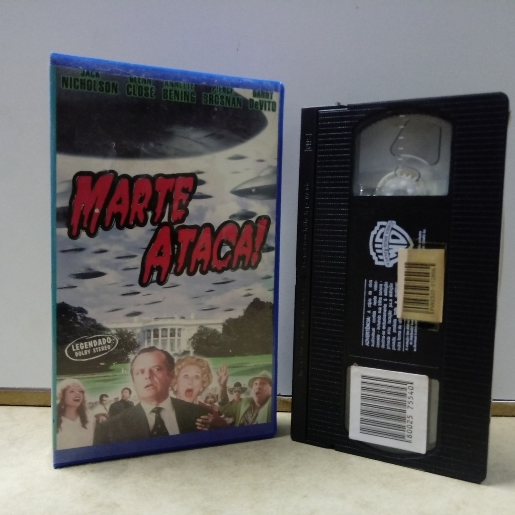 Fita vhs Filme Marte Ataca! jack nicholson(fv134) | Shopee Brasil