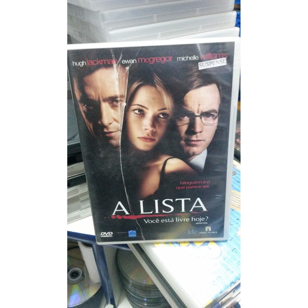 Dvd Original Do Filme A Lista Voce Esta Livre Hoje | Shopee Brasil